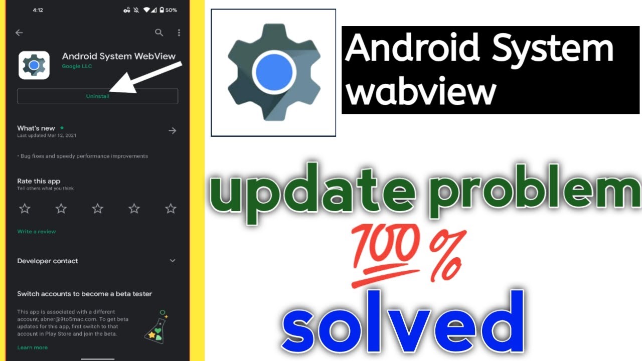 Android System Webview Update Problem Solved Kaise Kare How To Solve