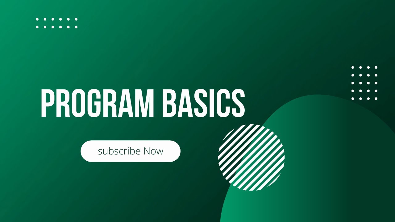 Program Basics Youtube