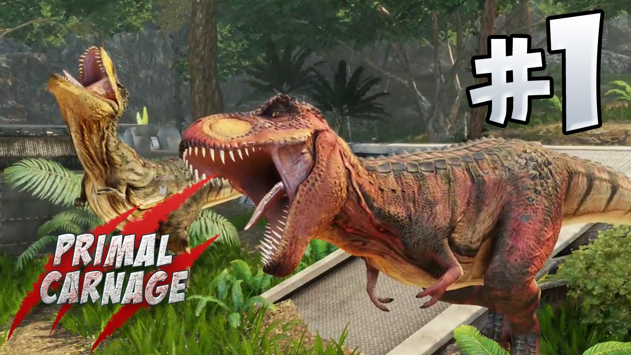 Primal Carnage Extinction Part 1 T Rex Squad Youtube