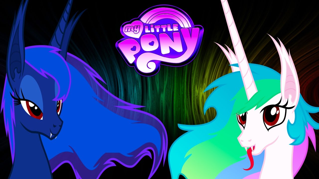 My Little Pony Transform Princess Luna Celestia Cadence Mane 6 Into Bat