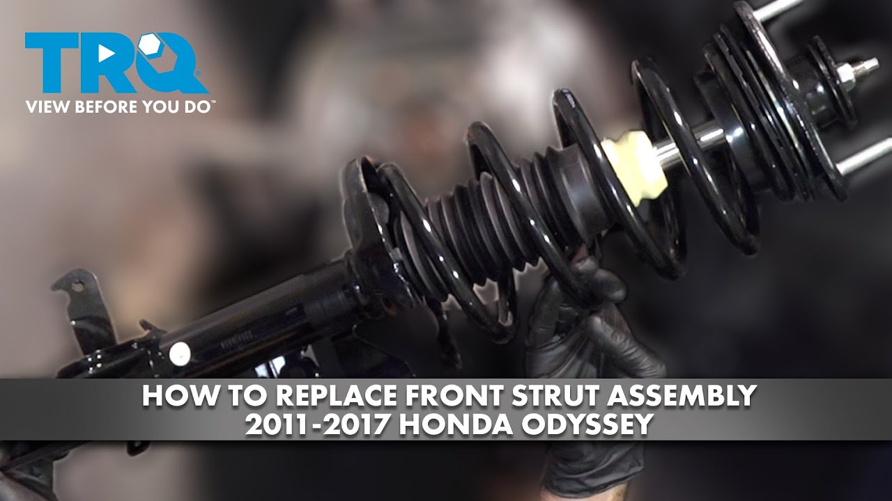 How To Replace Front Strut Assembly 2011 2017 Honda Odyssey 1a Auto