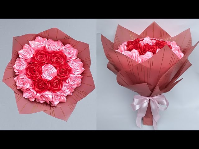 Creating Ribbon Bouquet How To Make Ribbon Flowers A Step By Step