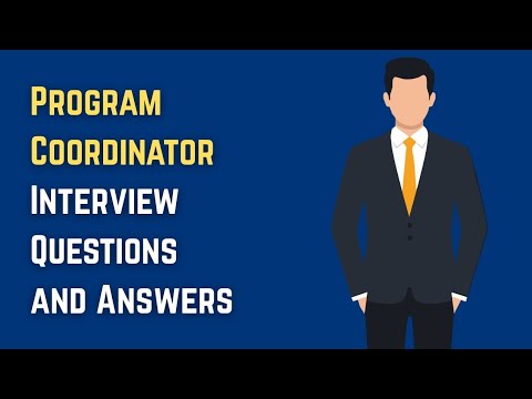 Program Coordinator Interview Questions And Answers Youtube