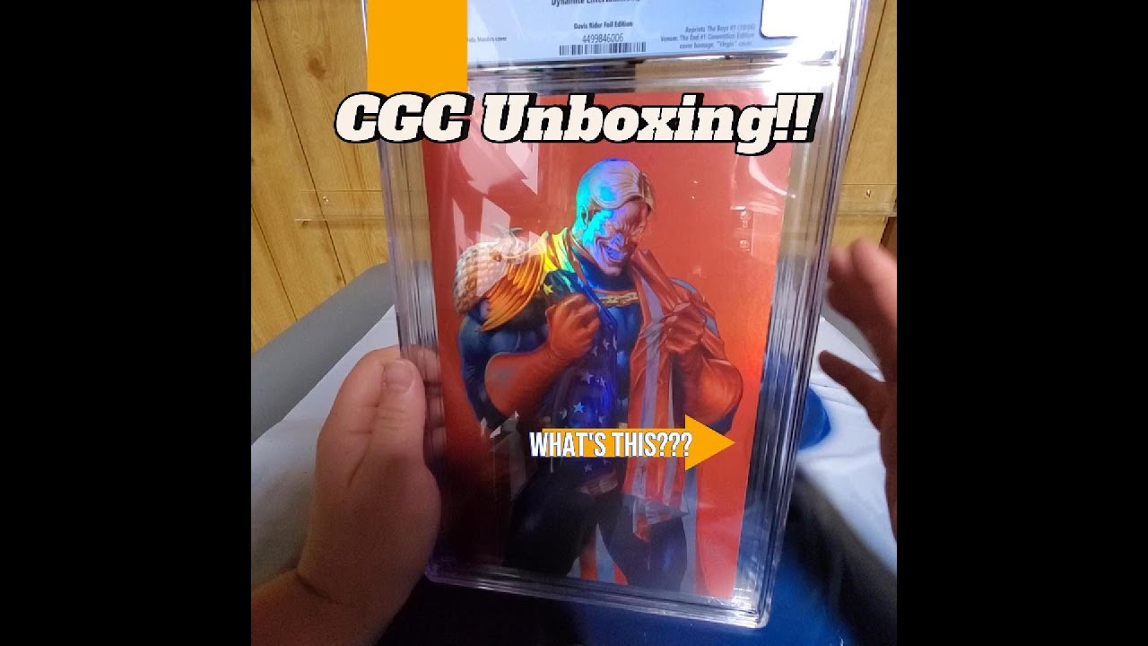 Cgc Unboxing What Happened Youtube