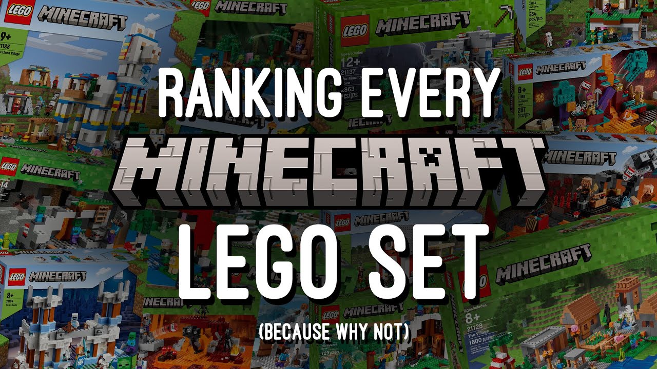 Ranking Every Lego Minecraft Set Because Why Not Youtube