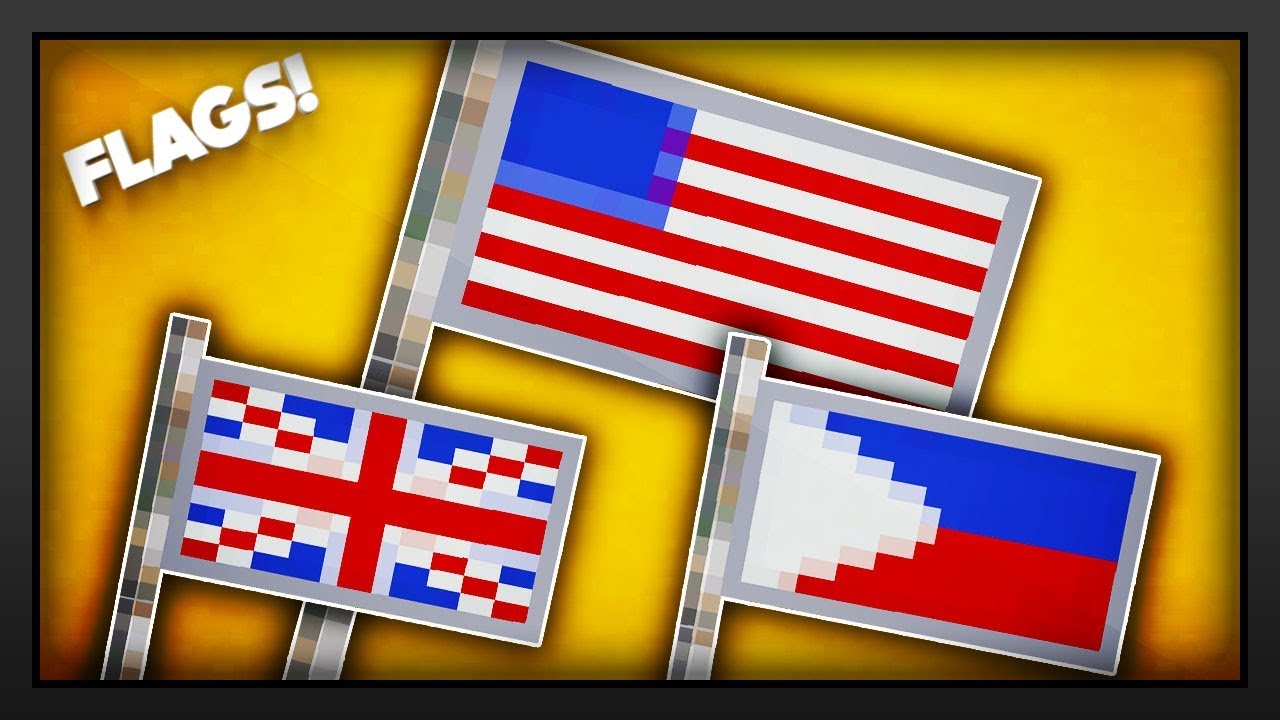 Minecraft How To Make A Flag Youtube