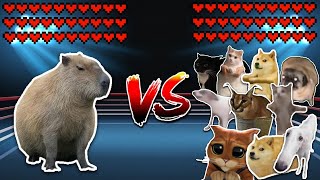 Giant Capybara Vs All Cats And Dogs Meme Battle Maxwell Battles Mp3 ...