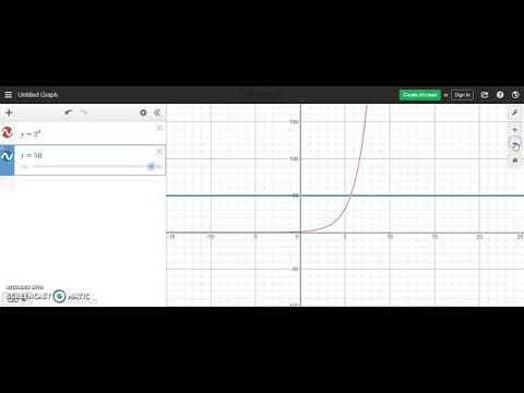 Solving Exponential Equations With Desmos Youtube