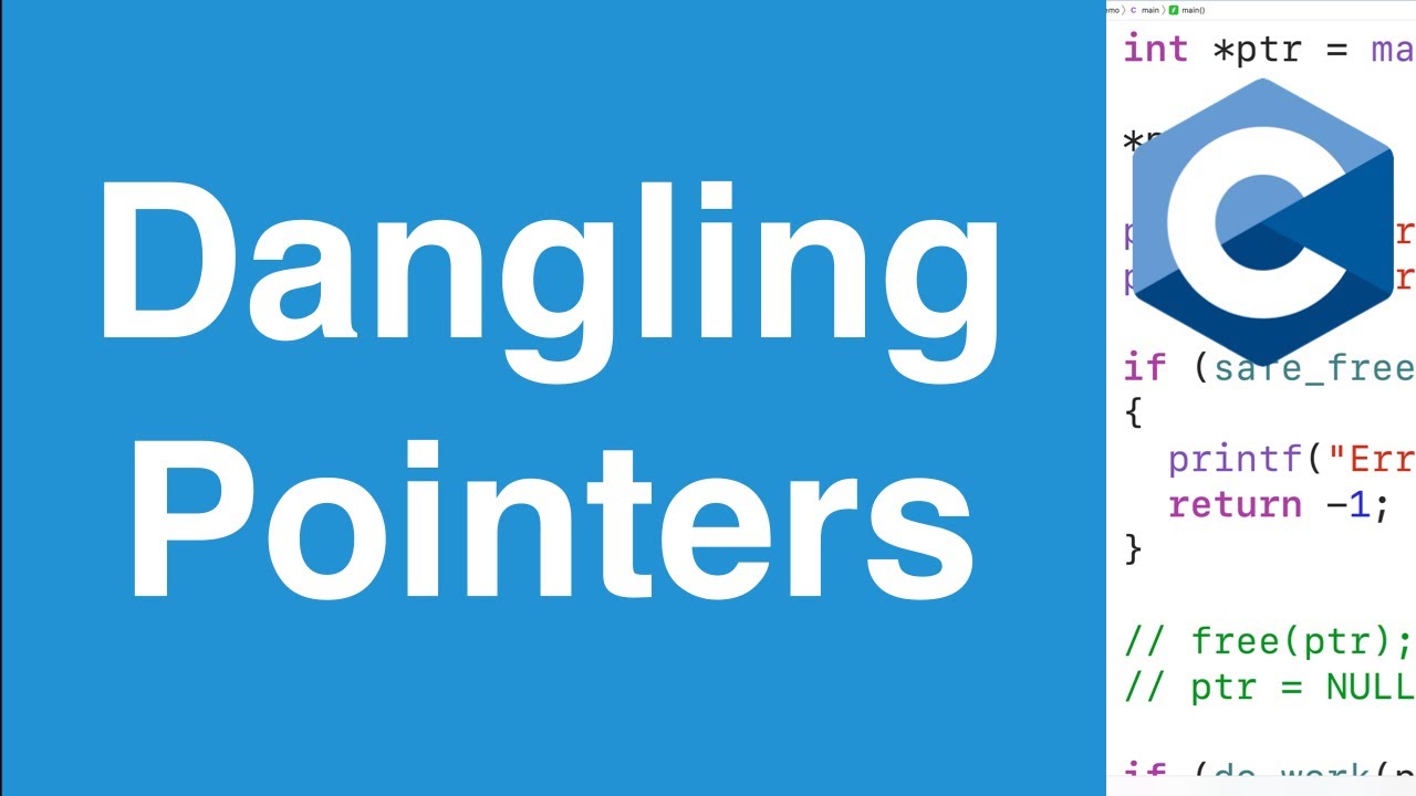Dangling Pointers C Programming Tutorial Youtube