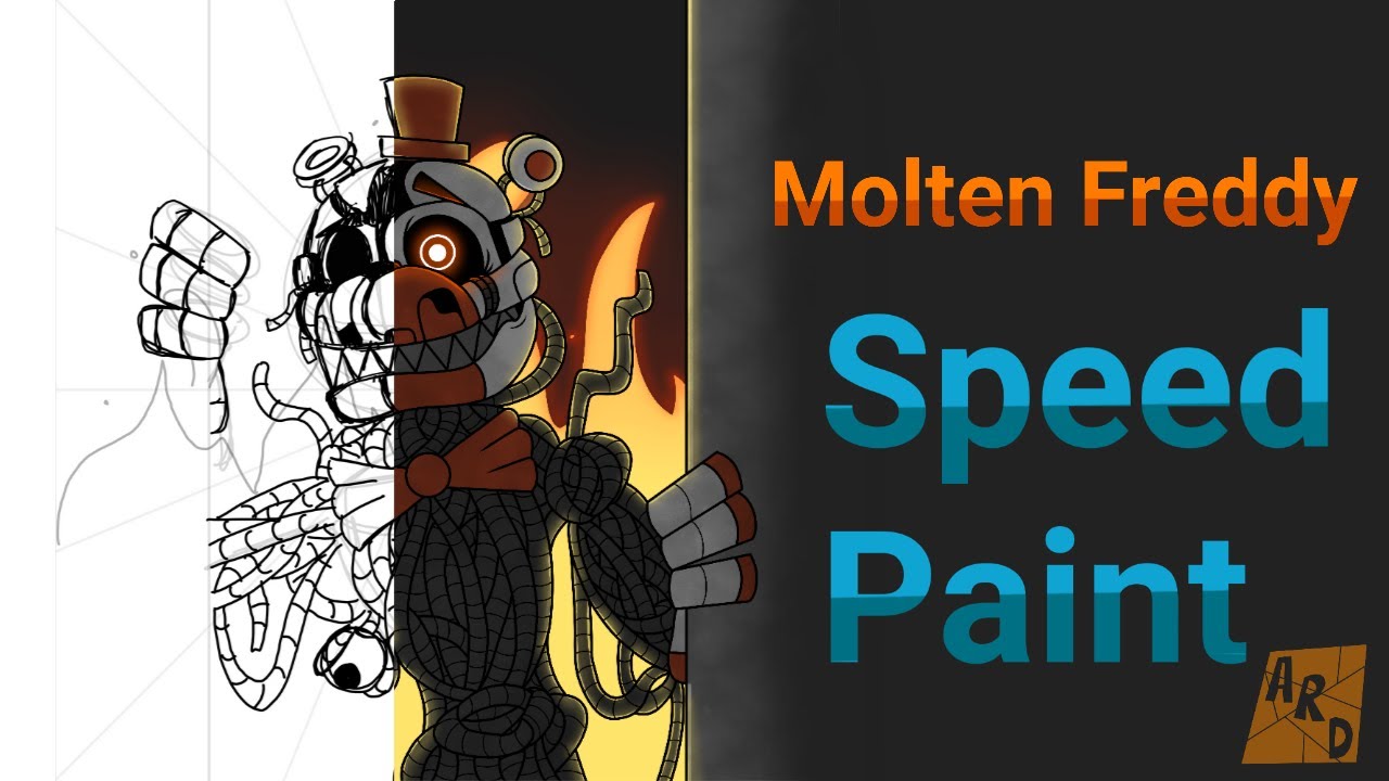 Molten Freddy Five Nights At Freddy S Speedpaint Youtube