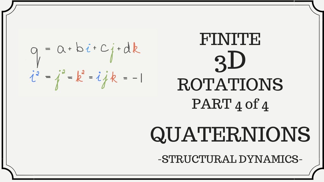 Quaternions And 3d Rotation Explained Interactively