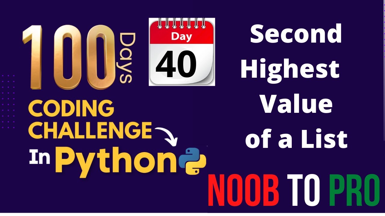 Day 40 100 Days Coding Challenge In Python Python Lists