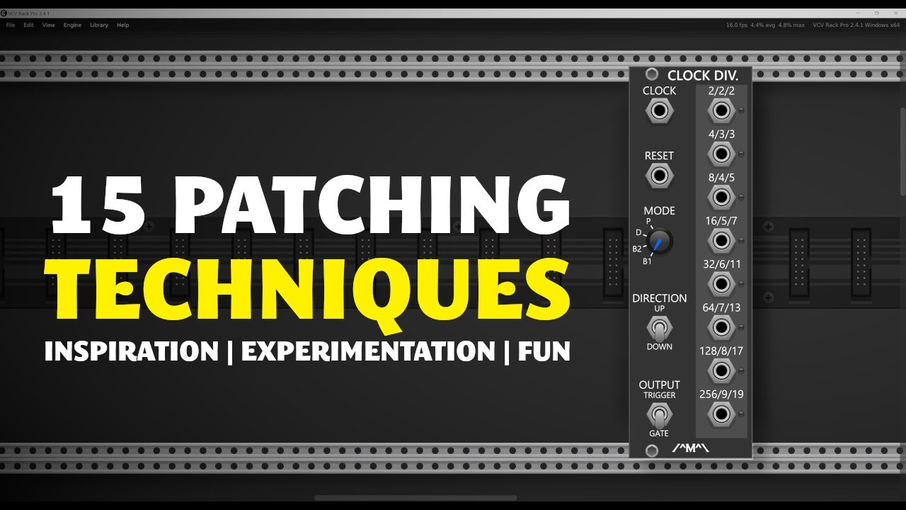 Mega Techniques Tutorial With Clock Dividers Youtube