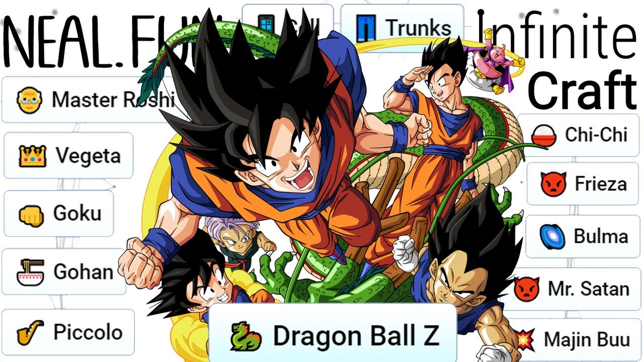 Creating Every Dragon Ball Z Main Characters In Infinite Craft Speedrun Youtube
