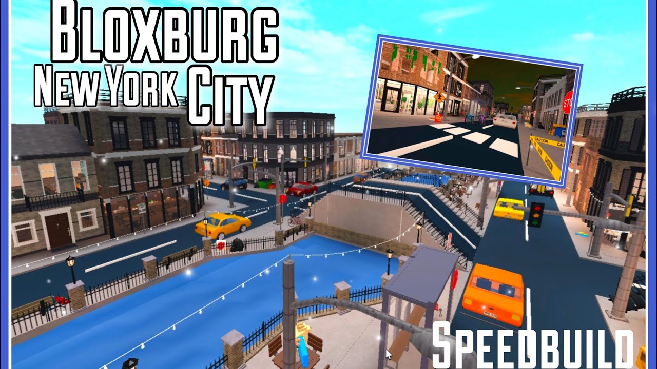 New York City Tour Bloxburg Speedbuild Part 1 Youtube