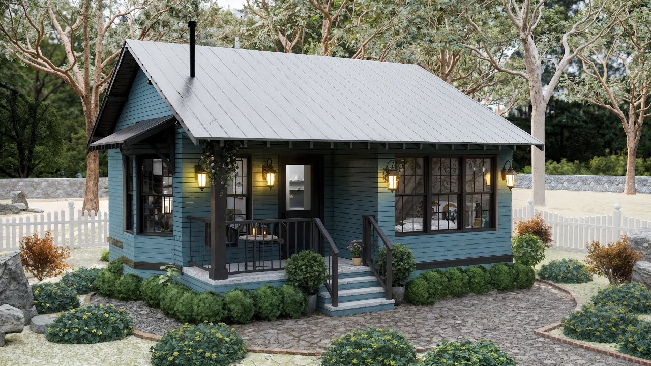 Could This 7x8m 23x26 Ft House Be The Perfect 2 Bedroom Dream рџџў