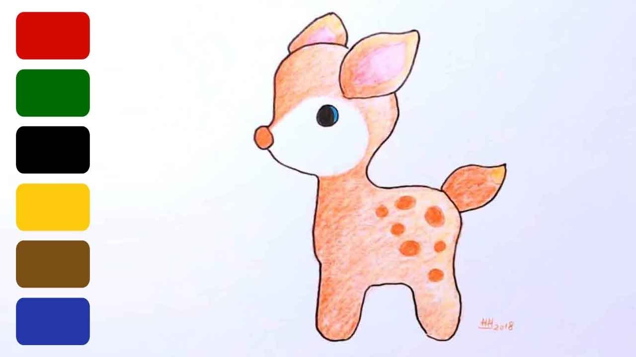 How To Draw Deer Cute