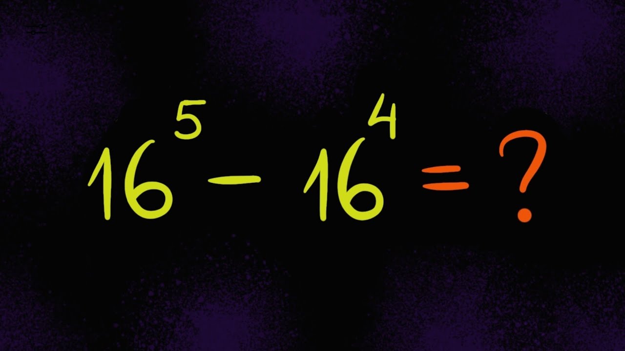 Nice Exponent Math Simplification Problem Youtube