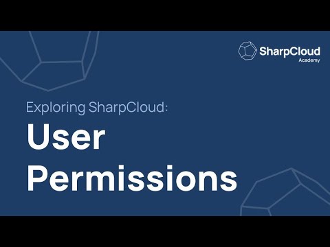 Exploring Sharpcloud User Permissions Youtube