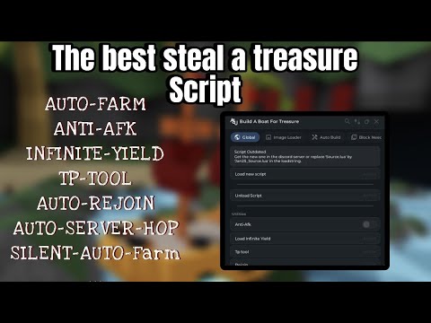 Build A Boat For Treasure Script Auto Farm Anti Afk Infinite Yield