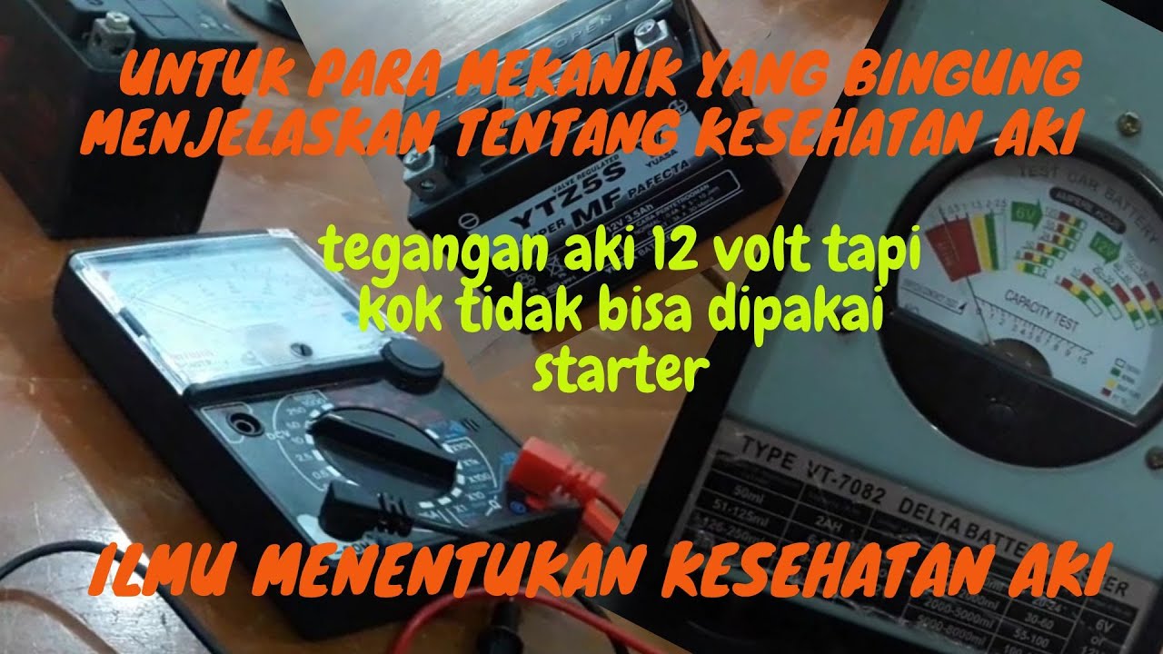 Cara Menggunakan Delta Battery Tester Youtube