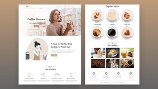How To Make A Responsive Coffee Shop Website Design Using Html Css