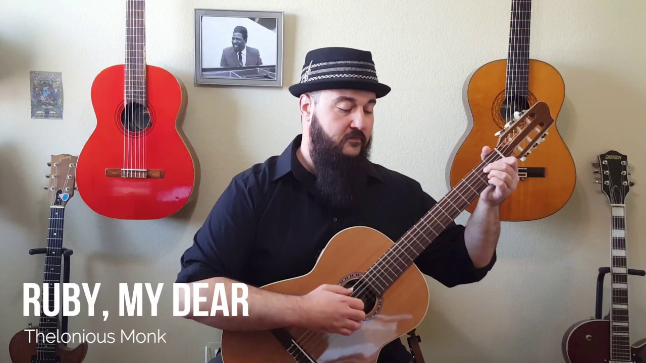 Ruby My Dear Thelonious Monk Solo Guitar Youtube