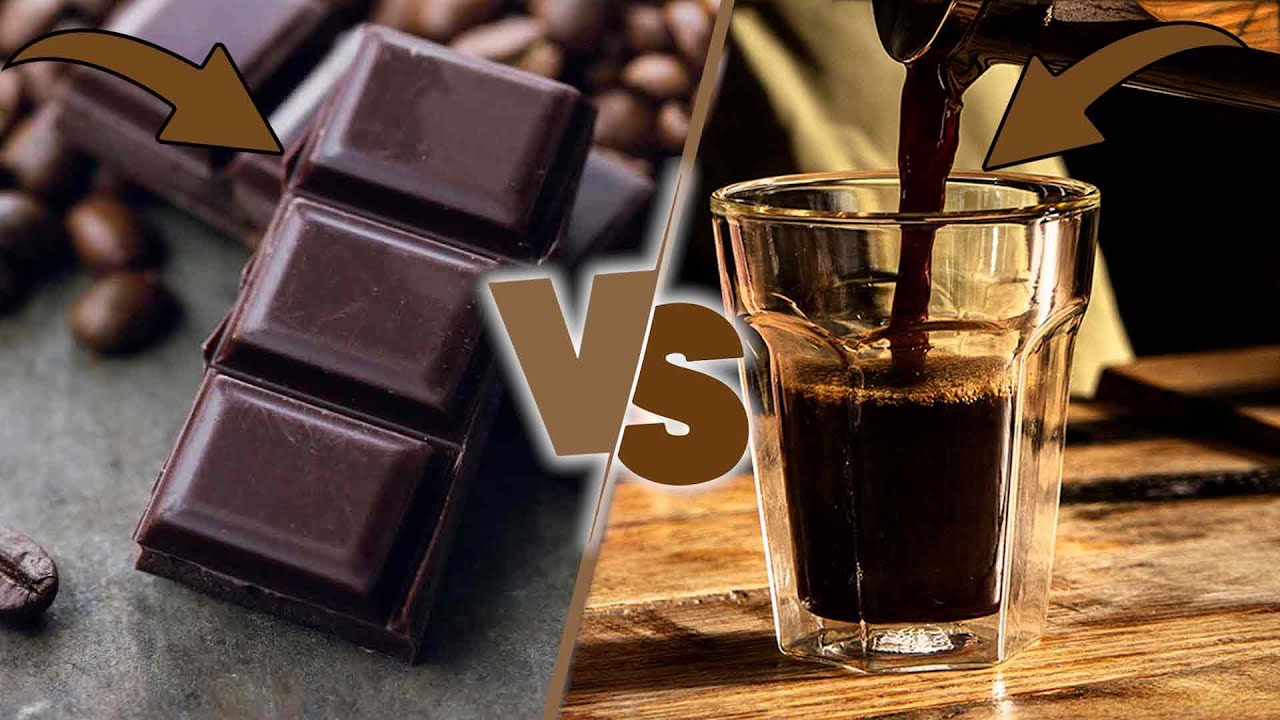 Chocolate Vs Coffee Which Has More Caffeine Youtube