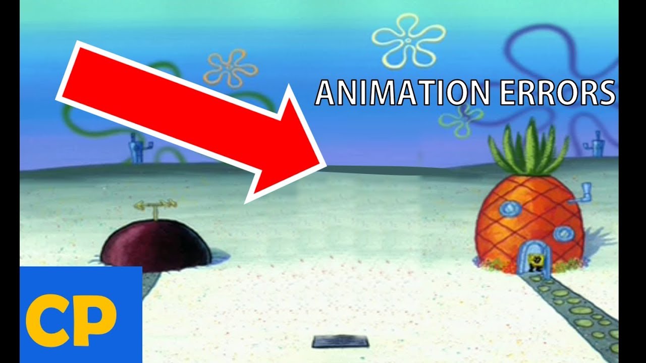Spongebob Animation Errors That Slipped Through Editing Youtube