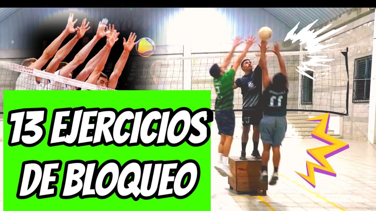 13 Ejercicios Para Bloqueo De Voleibol Youtube