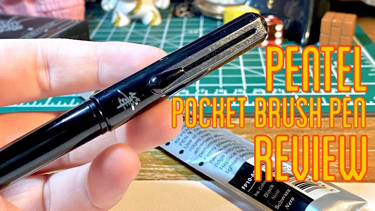 Pentel Pocket Brush Pen Review Youtube