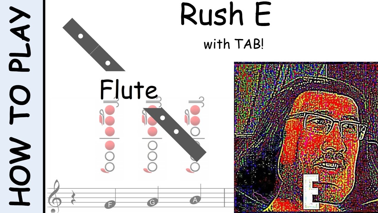 Flute Sheet Music For Rush E At Toni Esser Blog