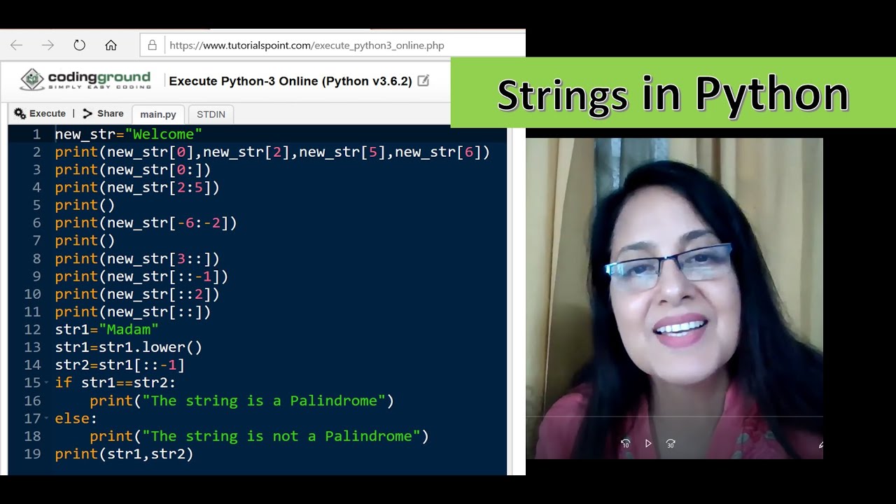 Strings In Python Methods And Functions Youtube