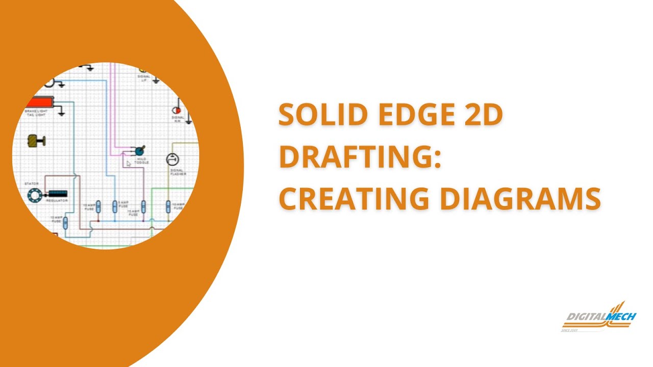 Solid Edge 2d Drafting Creating Diagrams Youtube