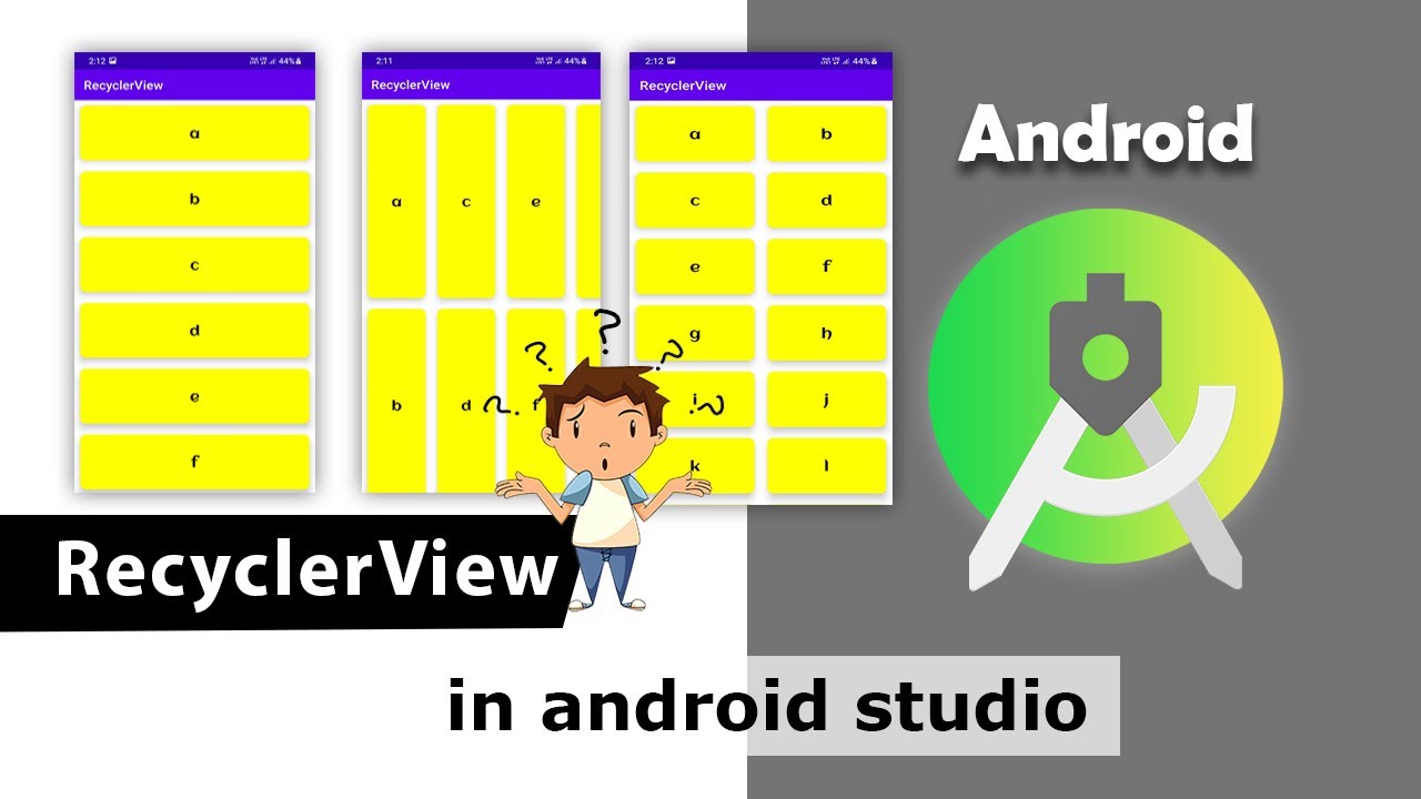 Recyclerview In Android Studio How To Create Recyclerview In Android