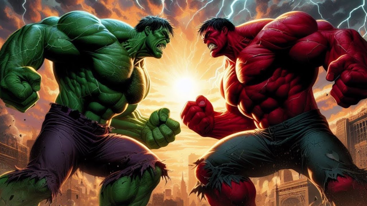 Hulk Vs Red Hulk Stop Motion Animation Youtube