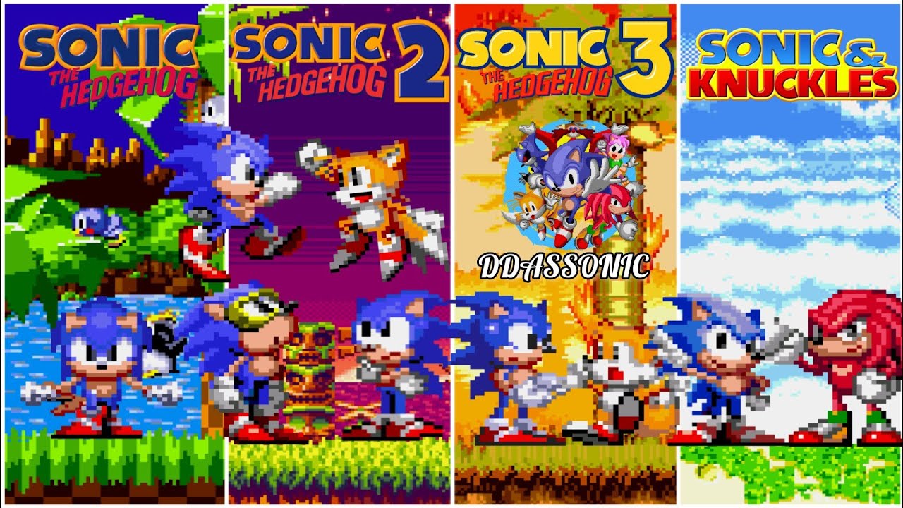Sonic Beta Proto Style Trilogy Sonic Classic Hack Youtube