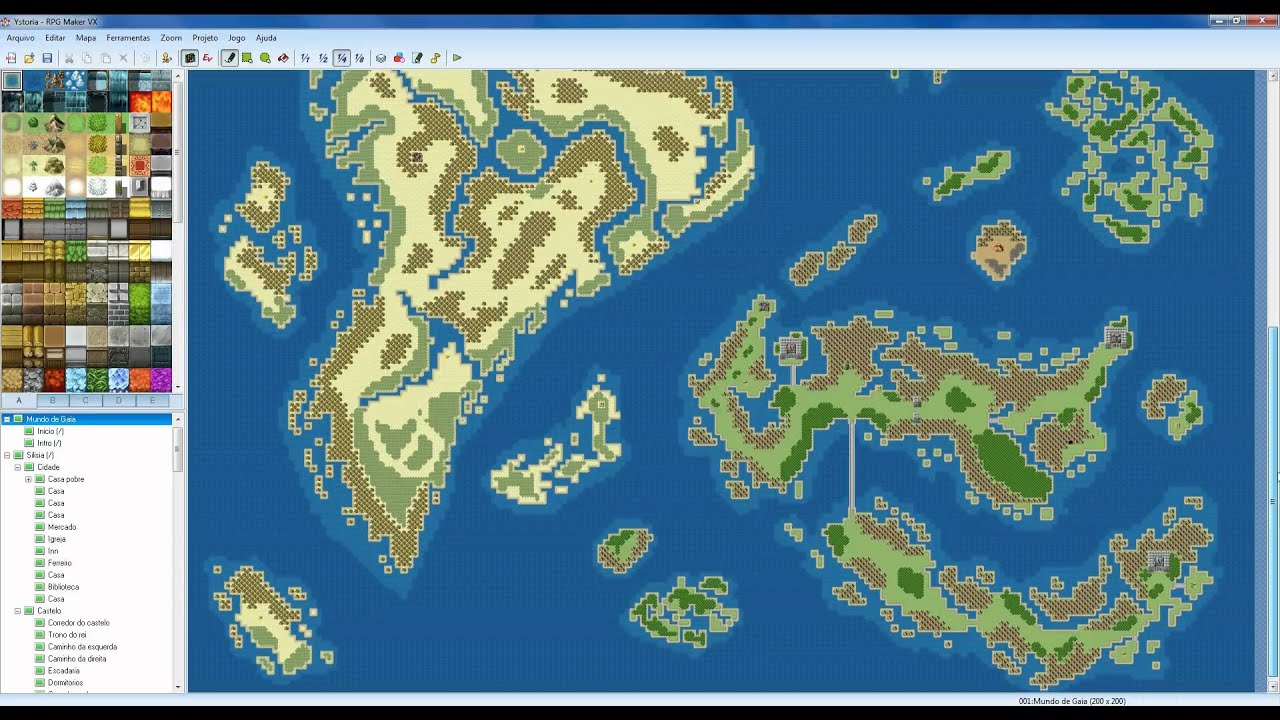 Rpg Maker Vx My World Map Hd Youtube