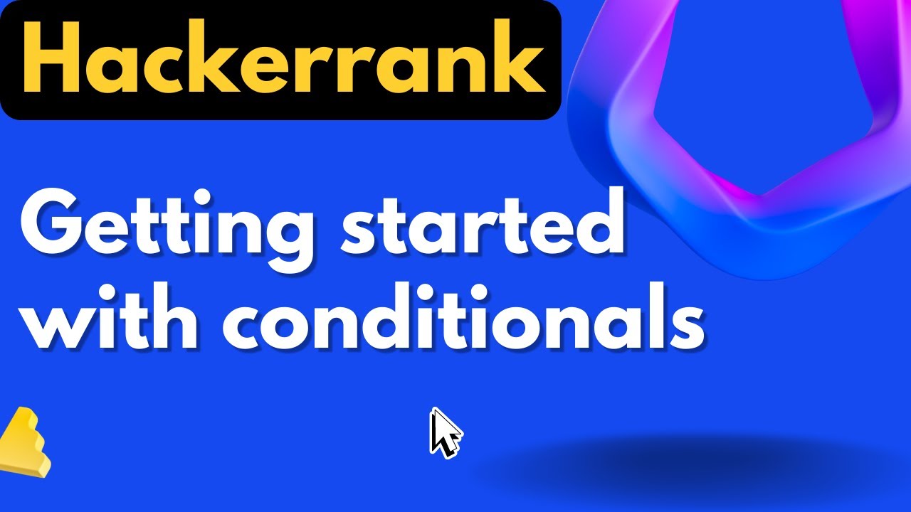Getting Started With Conditionals Hackerrank Solution Hackerrank