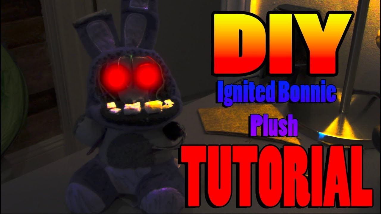 Diy Ignited Bonnie Plush Tutorial Youtube