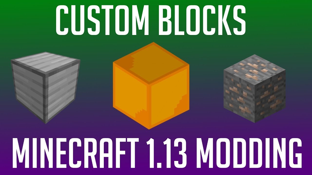Minecraft Modding Tutorial For Mc 1 14 1 14 3 Basic Blocks Youtube