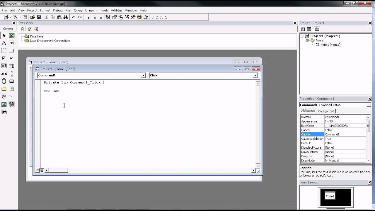 Vb6 If Else Tutorial Youtube