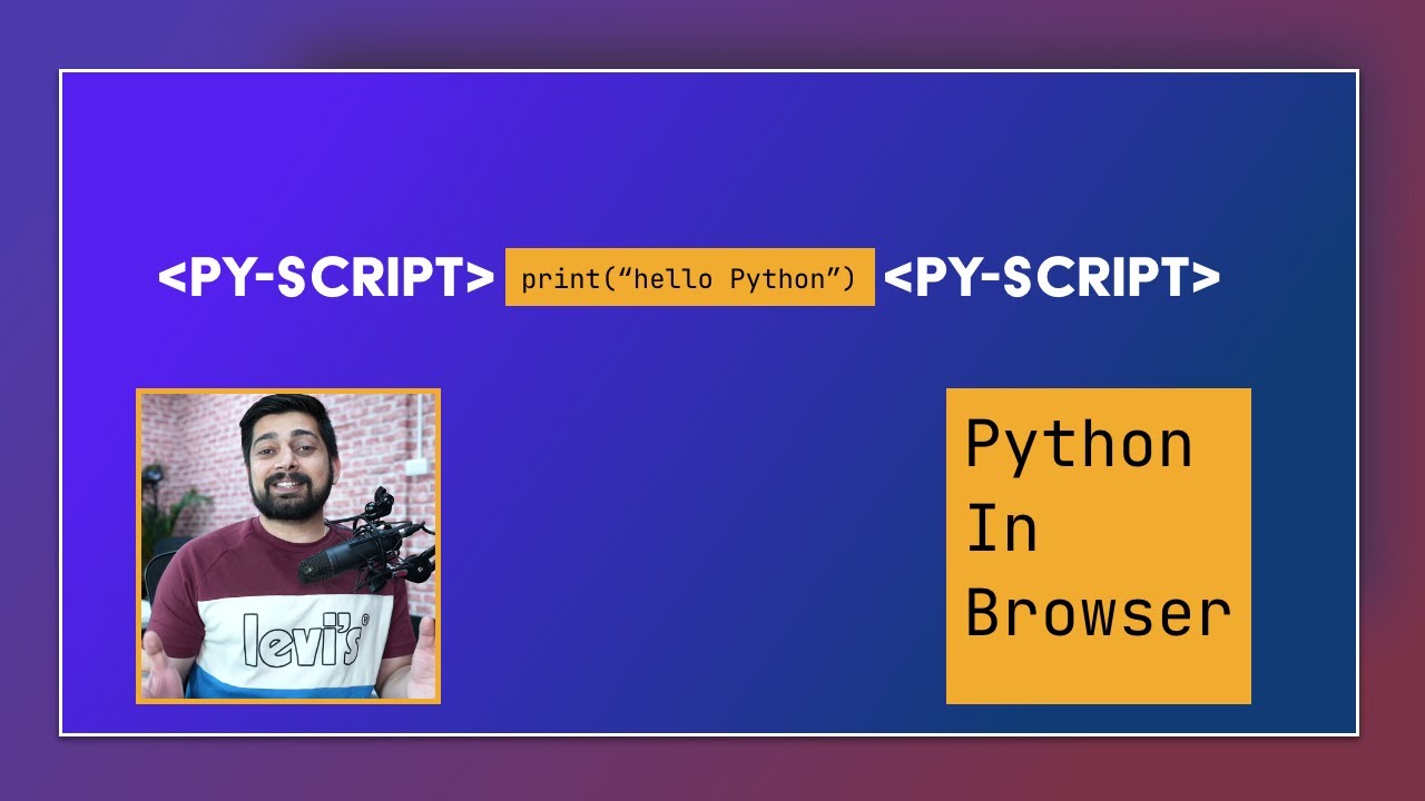 Pyscript All Languages In Browser Youtube