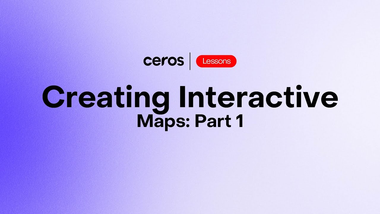 Creating Interactive Maps Part 1 Youtube