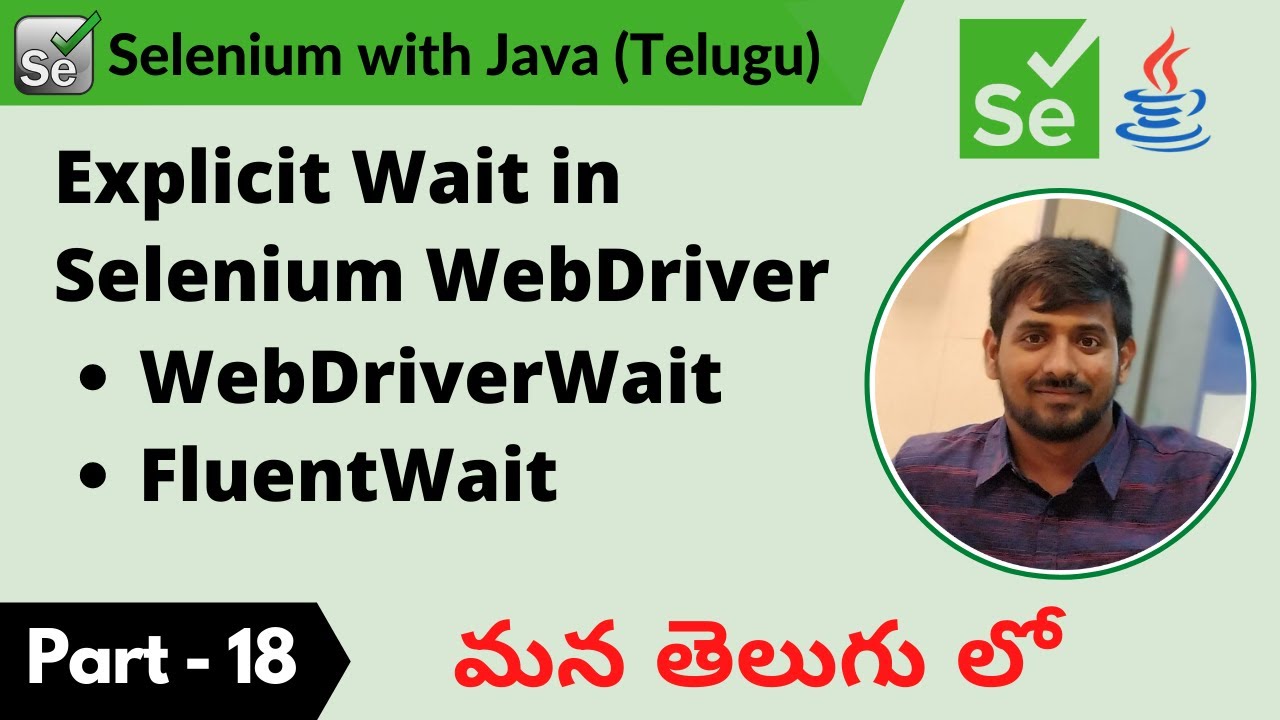 P18 Explicit Wait In Selenium Webdriver Selenium Java Youtube