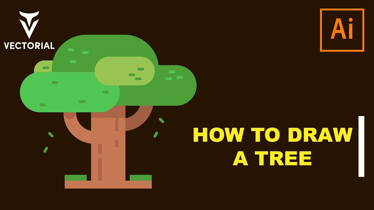 How To Draw A Tree Using Illustrator