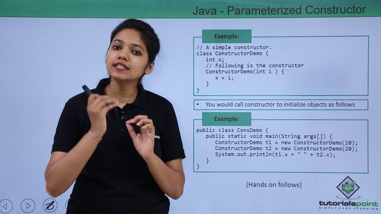 Java Parameterized Constructor Youtube