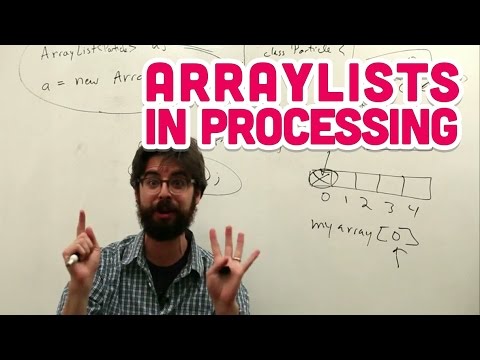 4 2 Arraylists In Processing The Nature Of Code Youtube
