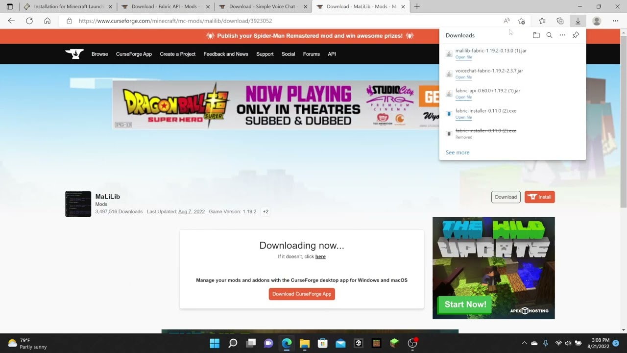 How To Install Simple Voice Chat For Minecraft Youtube