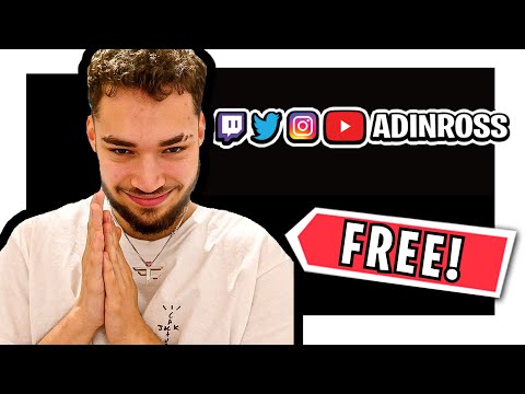 Video How To Make Twitch Social Media Overlay Adin Ross Ishowspeed